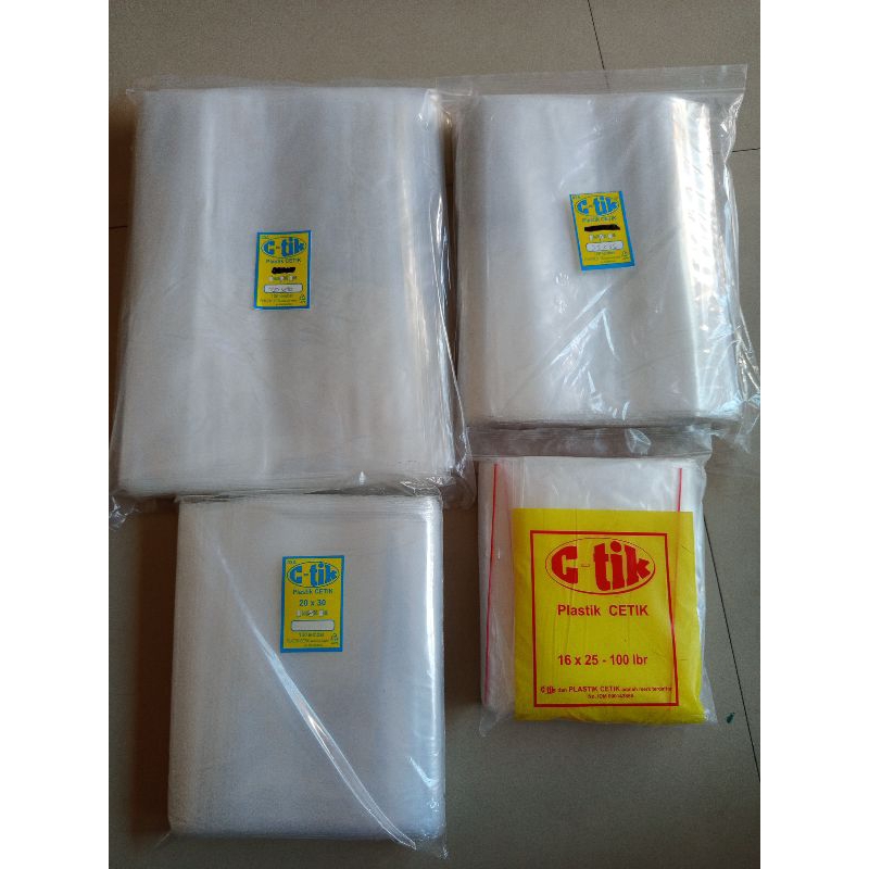 Jual Plastik Klip/Zipper/Ziplock Besar merk C-TIK | Shopee Indonesia