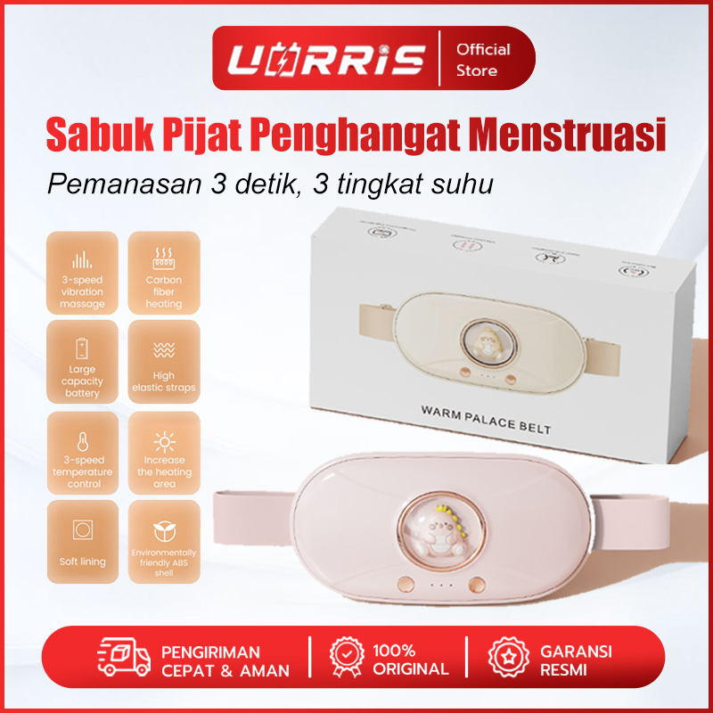Jual UORRIS Penghangat Perut Pereda Nyeri Haid Bantal Pemanas Elektrik Sabuk Penghangat Perut ...