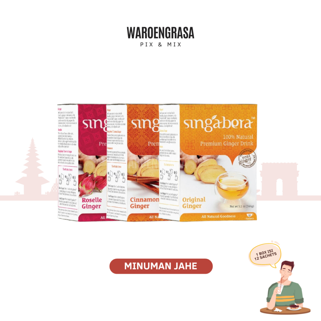 Jual Singabera Premium Ginger Drink - Minuman Sari Jahe - 1 Box @ 12 ...