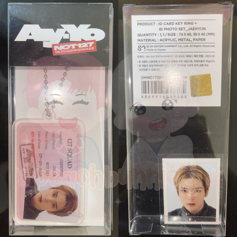 Jual ID Card Keyring + ID Photo Jaehyun NCT 127 Ay-yo | Shopee Indonesia