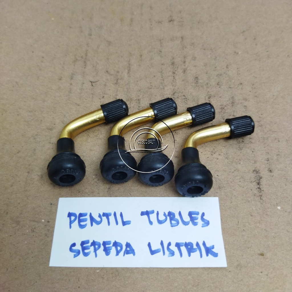 Jual PENTIL BAN TUBLES SEPEDA LISTRIK BENGKOK SEPEDAH KARET PVR50 PVR 50 E-bike PVR-50 TUBELESS ...