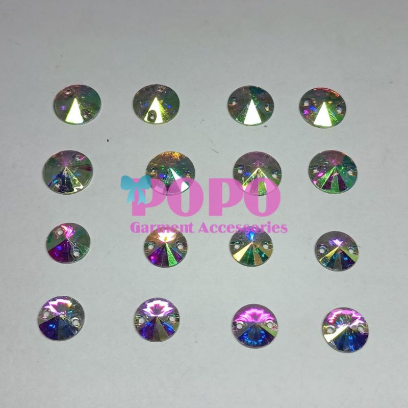 Jual PAYET BAJU / BATU BULAT 10MM / 12MM ( ISI:-/+50PCS ) | Shopee ...