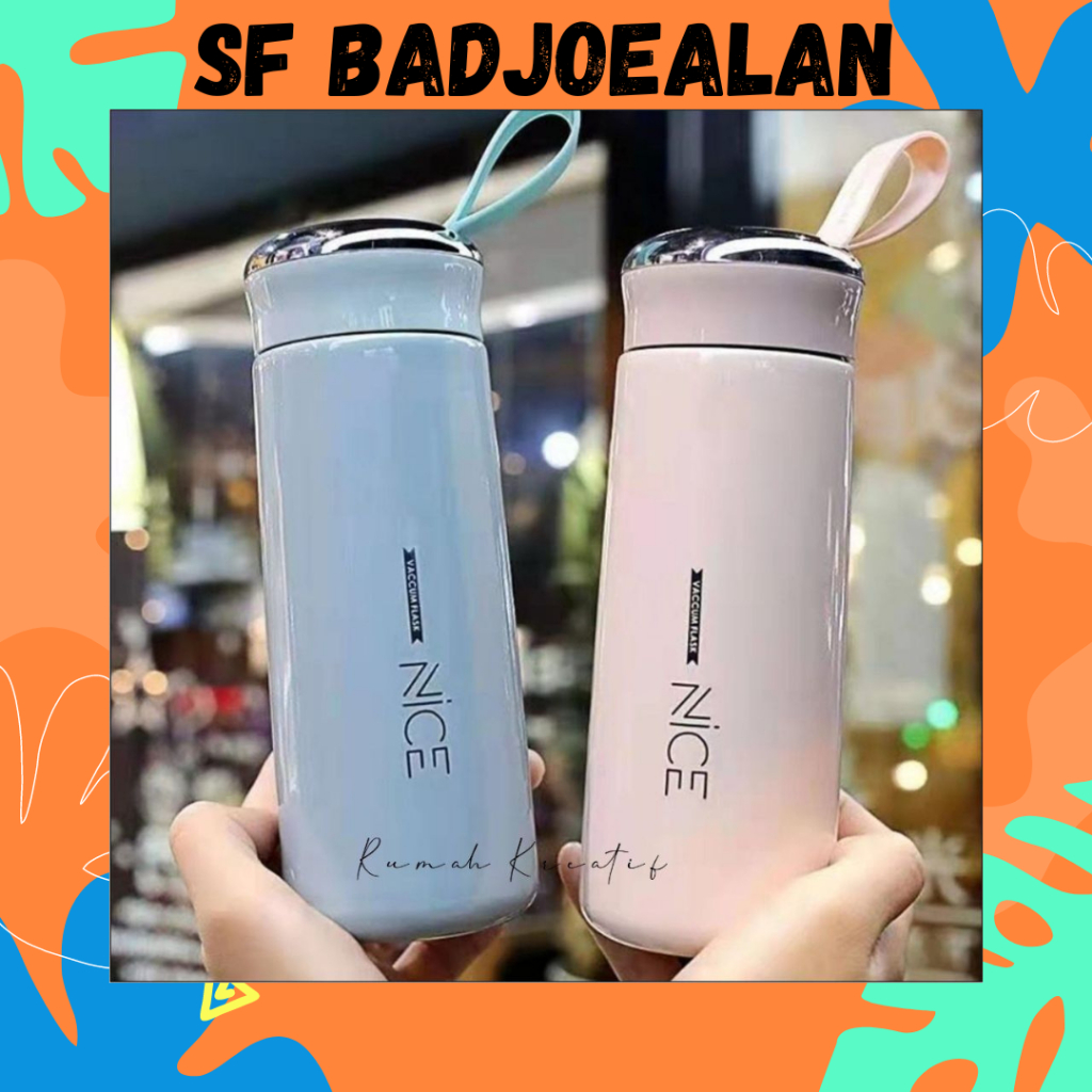 Jual Tumbler Nice Glass My Bottle 400Ml Botol Minum Kaca Tanpa BOX ...