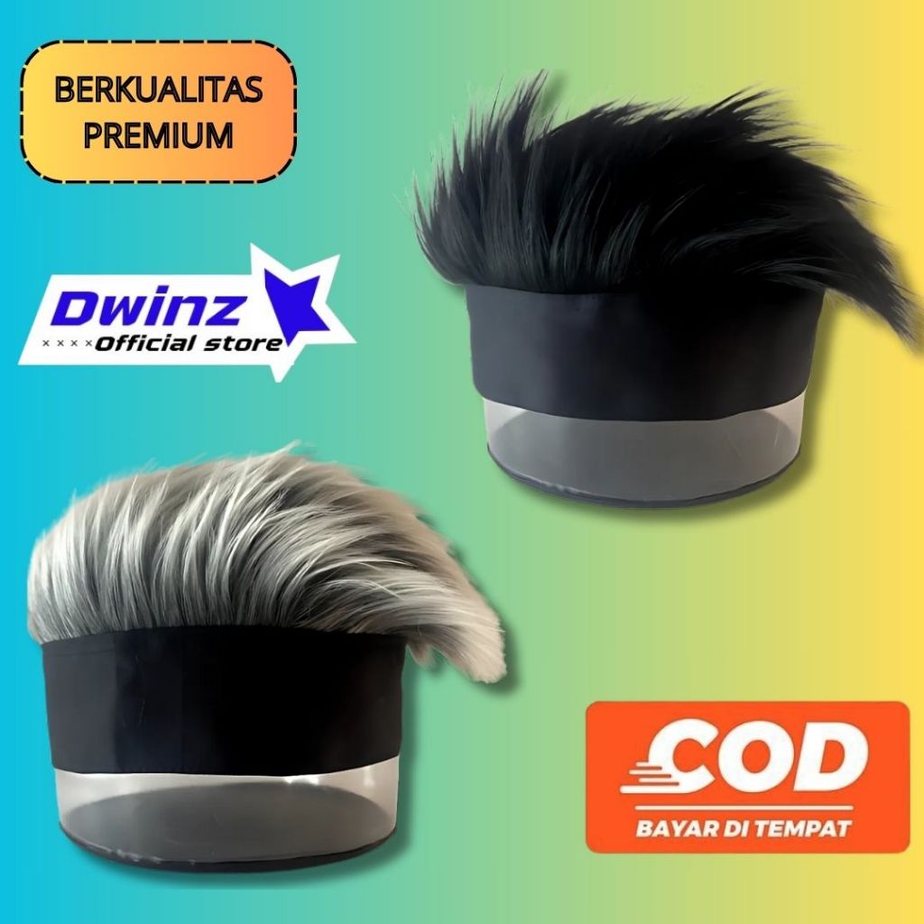 Jual topi rambut palsu wig Premium wig rambut pria | Shopee Indonesia