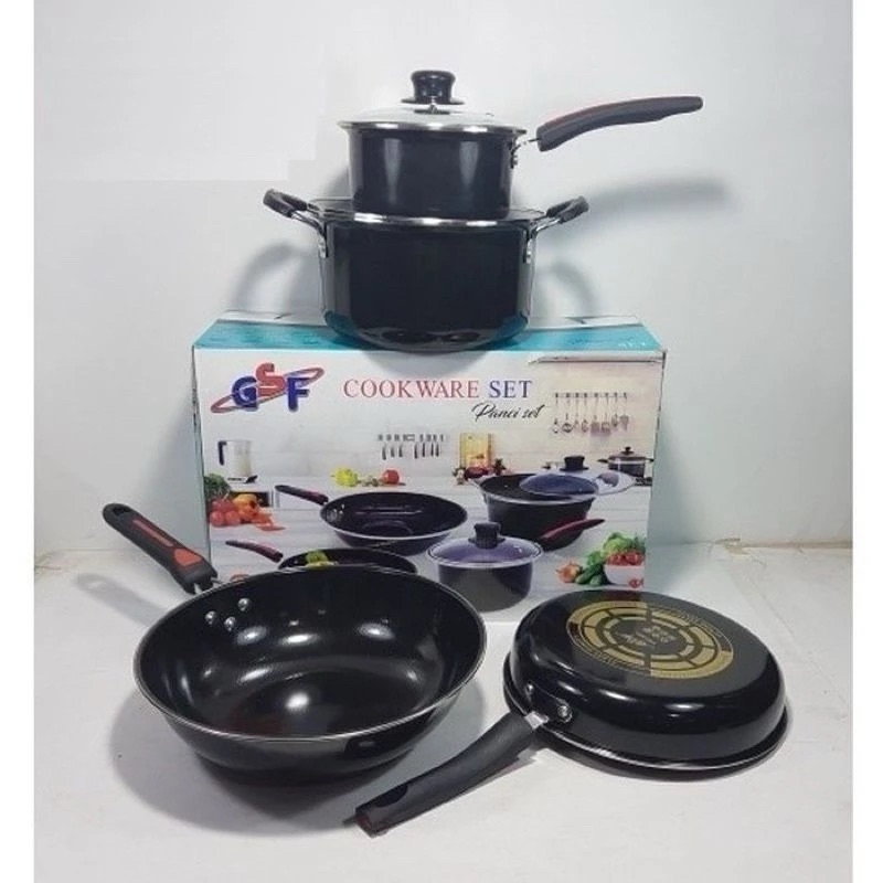 Jual Panci set enamel isi 4 | Shopee Indonesia