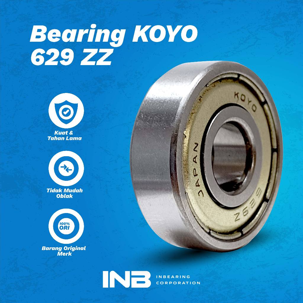 Jual Laker Bearing 629 ZZ KOYO Bearing Dinamo Starter Astrea Supra Fit INB Original KOYO ...