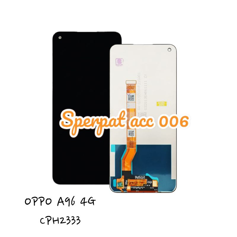 Jual LCD TOUCHSCREEN OPPO A96 4G CPH2333 FULLSET BLACK ORIGINAL | Shopee Indonesia