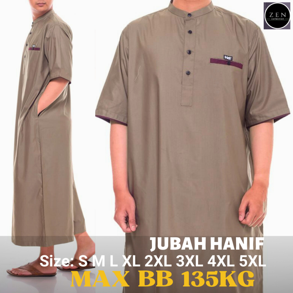Jual Baju Gamis Hanif Pria Ikhwan Dewasa Bahan Katun Premium Madinah ...