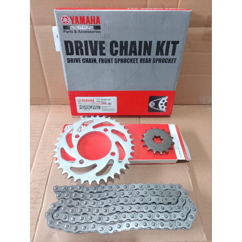 Jual GearSet 1 Set Rantai Gear Depan Belakang 15/36/108 (5TP) Yamaha ...