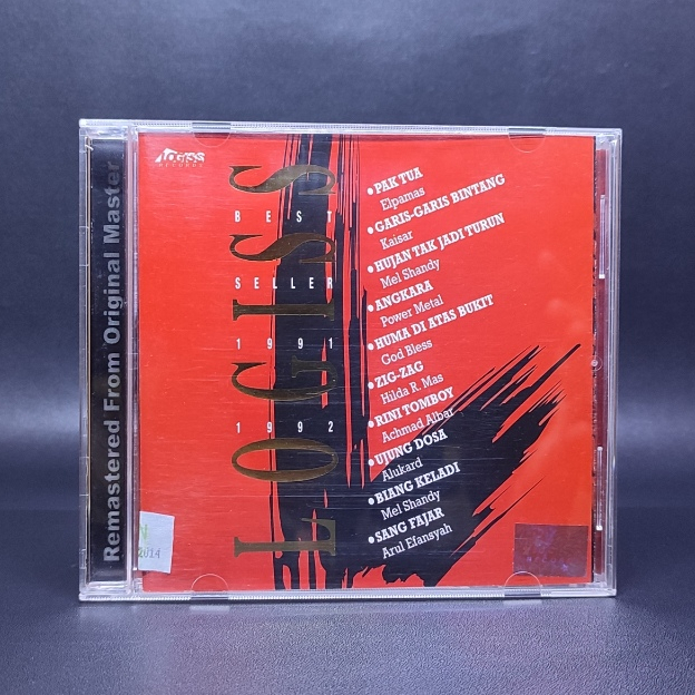 Jual CD LOGISS BEST SELLER 1991-1992 ELPAMAS KAISAR MEL SHANDY GOD ...