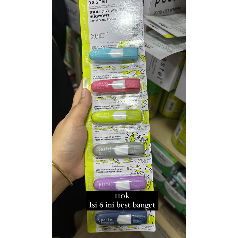 Jual Inhaler Pastel from Thailand Bangkok | Shopee Indonesia