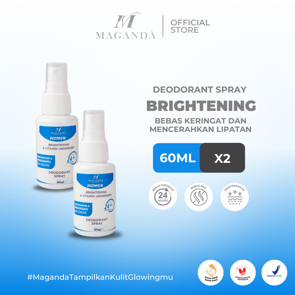 Jual BUNDLE 2 DEODORANT ANTIPERSPIRANT | Maganda Brightening & Vitamin ...