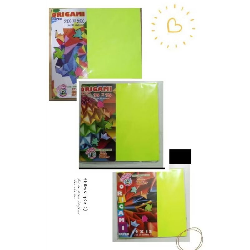 Jual Kertas Origami Paper Asturo / 20x20 / 16x16 / 12x12 | Shopee Indonesia