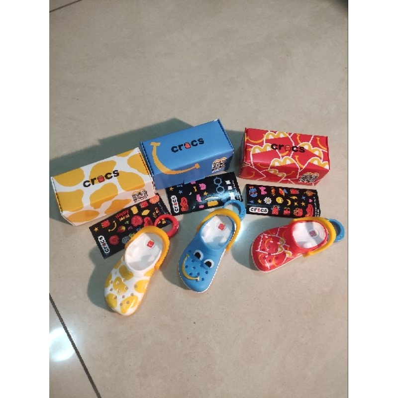 Jual MCD CROCS Mcdonalds keychain all varian periode 3 | Shopee Indonesia