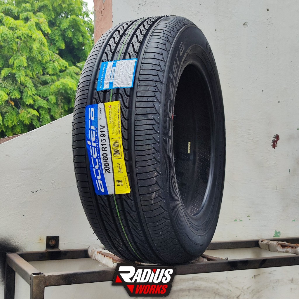 Jual Ban mobil tubles empuk ukuran 205 60 R15 accelera eco plush | Shopee Indonesia