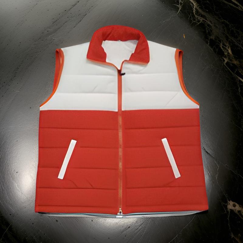 Jual Jaket Rompi Gelembung Putih Orange Dewasa Pria Wanita # Unisex ...