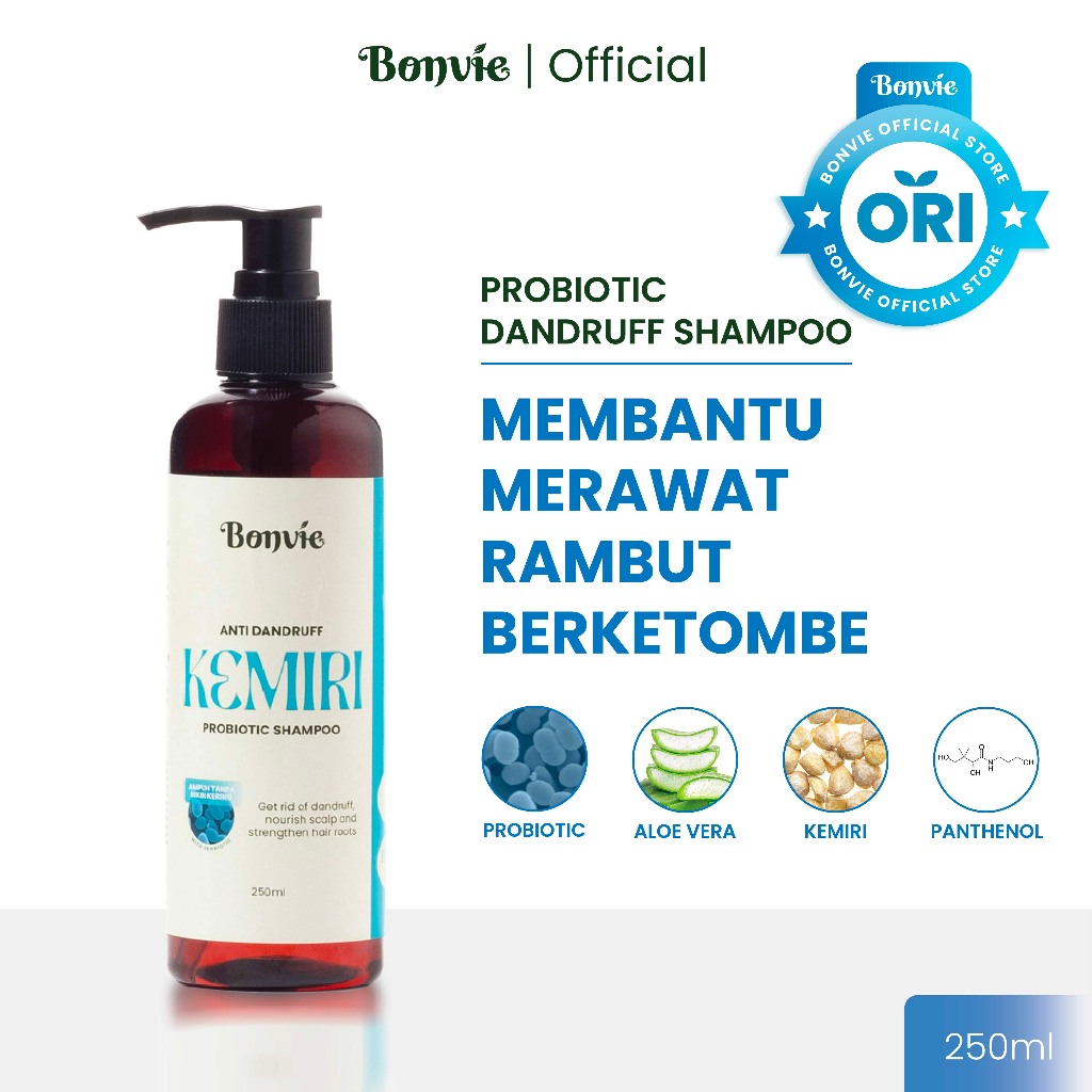 Jual Bonvie Anti Dandruff Probiotic Shampoo (250ml) | Shopee Indonesia