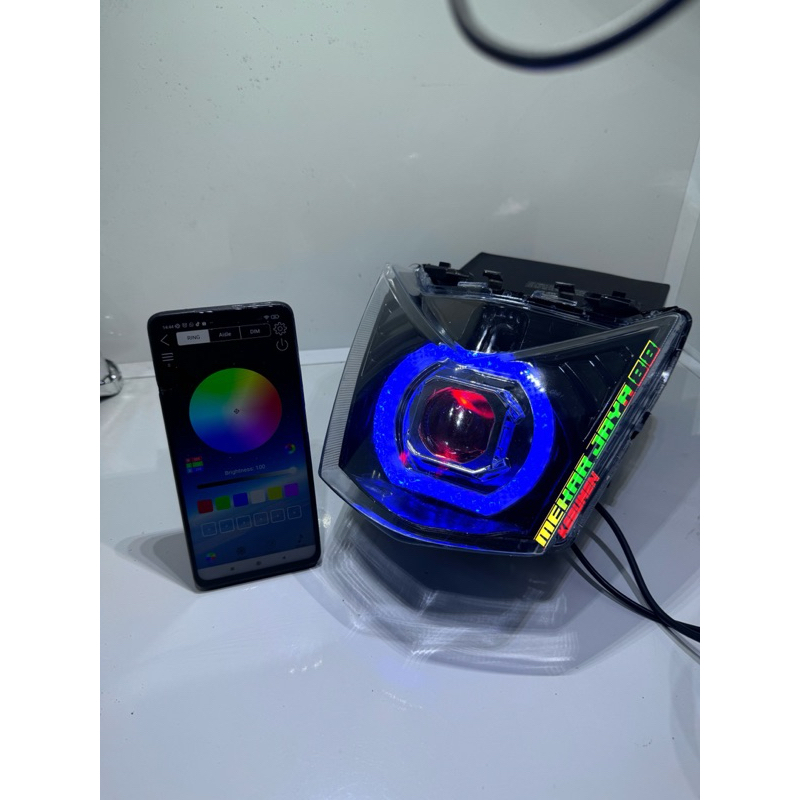 Jual LAMPU BILED MATRIX RGB BEAT FI SETATER KASAR / HALUS 2013-2015 ...