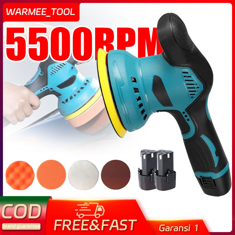 Jual 12V Mesin Poles Mobil Machine Cordless Mesin Polisher Portable ...