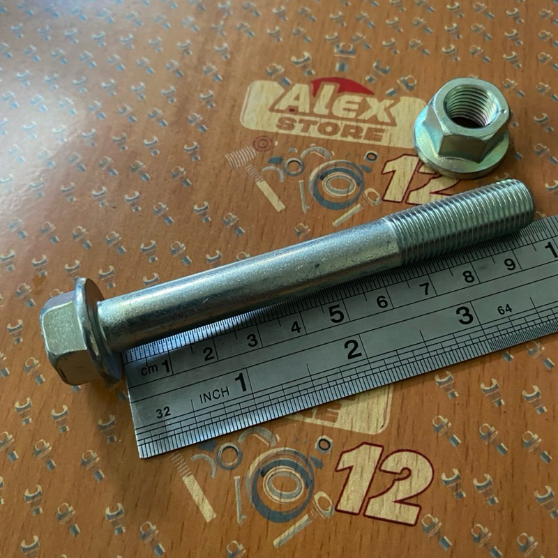 Jual BAUT TOPI M 12x9,5 KUNCI 17 ORIGINAL MOBIL/BAUT FLANGE BOLT M 12x9 ...