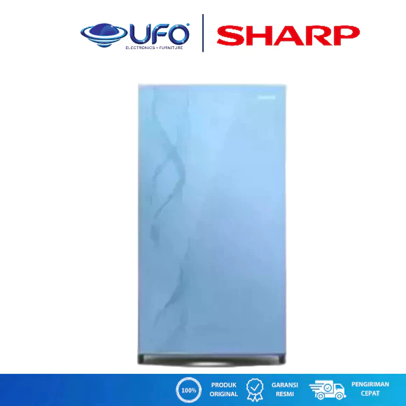 Jual Sharp Kulkas Lemari Es 1 Pintu Kapasitas 182 Liter SJN192DAP/DAS ...