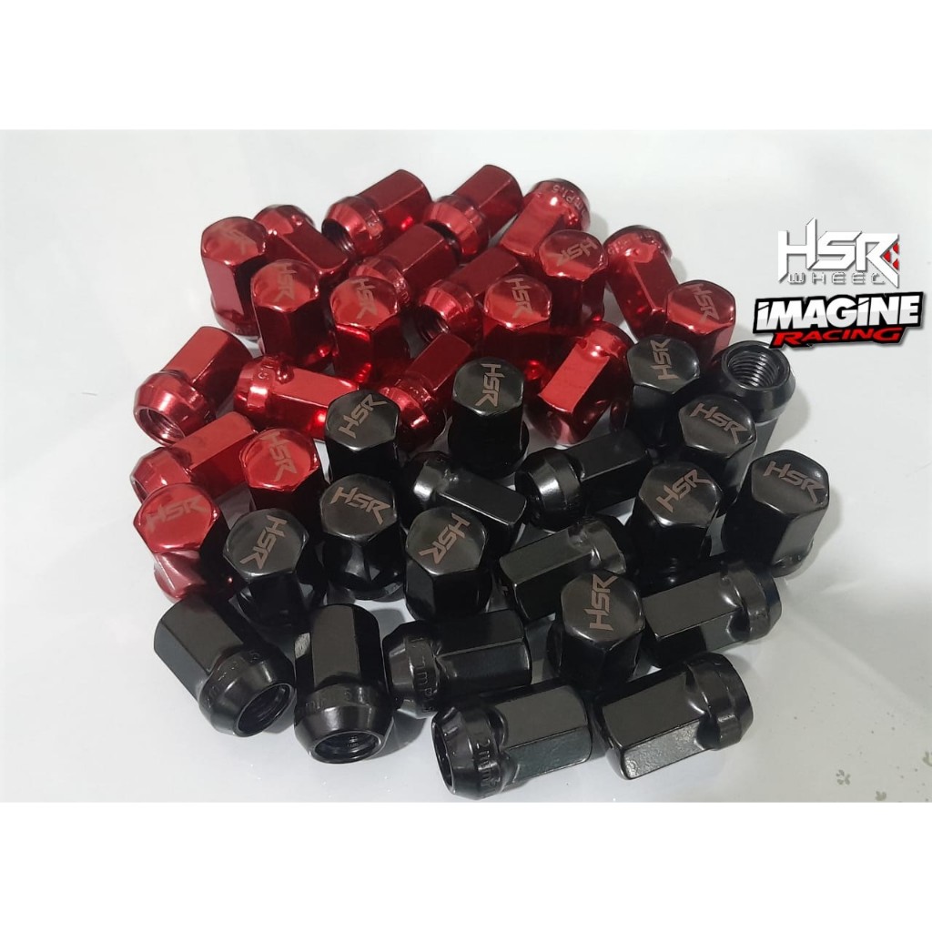 Jual MUR RACING BAUT RODA MOBIL TYPE HSR 02 UKURAN 12X1,5 HARGA PER PCS ...