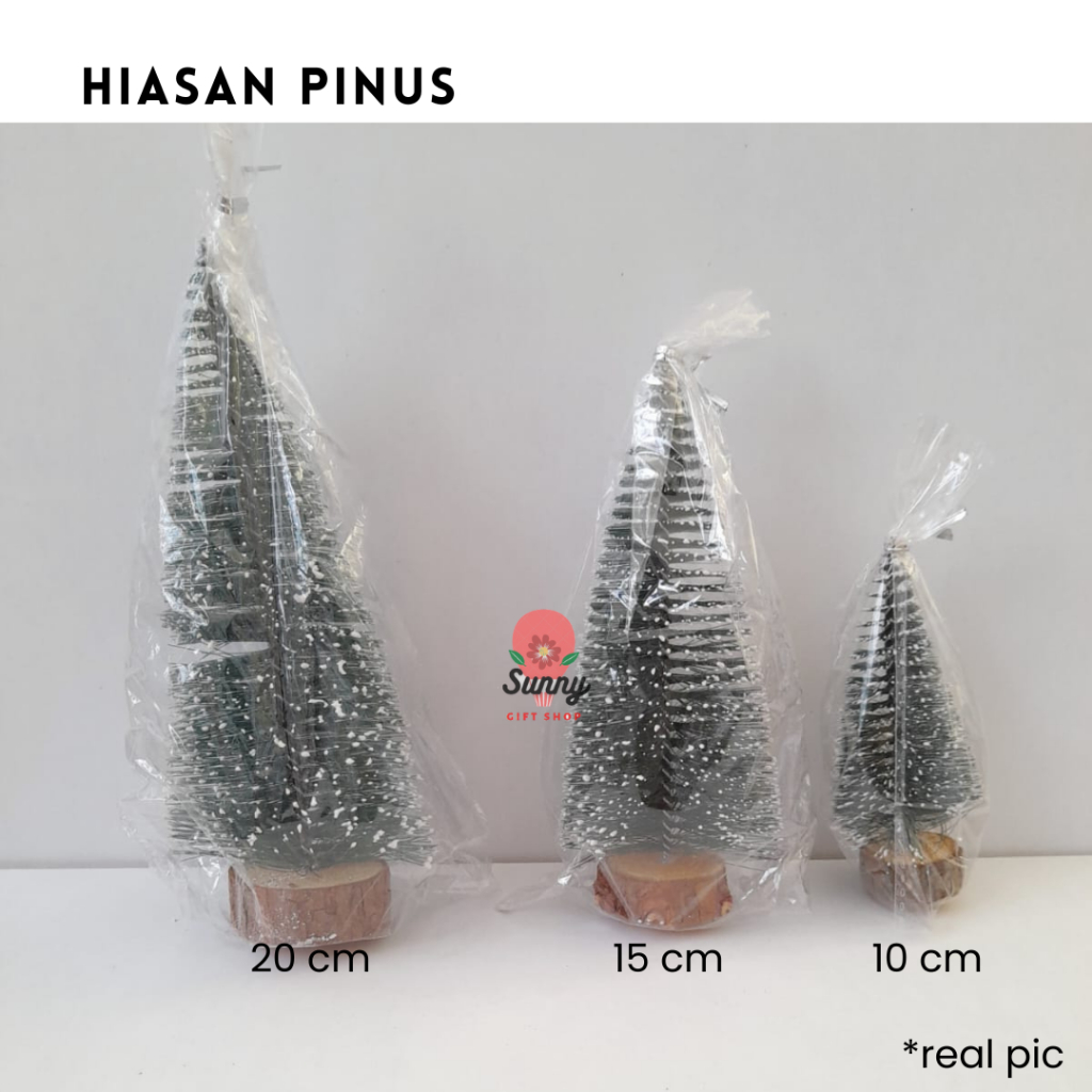 Jual Hiasan Pinus / pajangan pinus / pohon pinus / Pohon Natal Salju ...