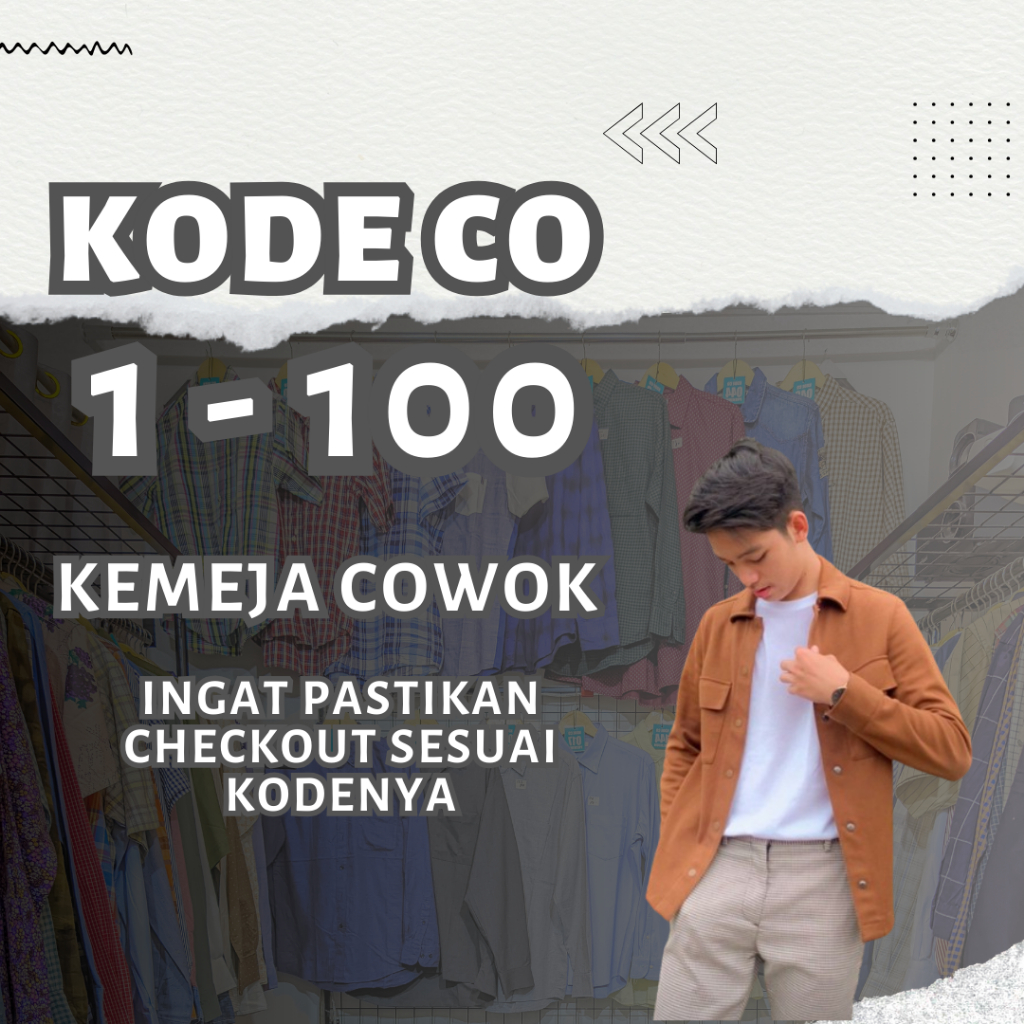 Jual Link CO Kemeja Cowok Kode (1 - 100) | Shopee Indonesia