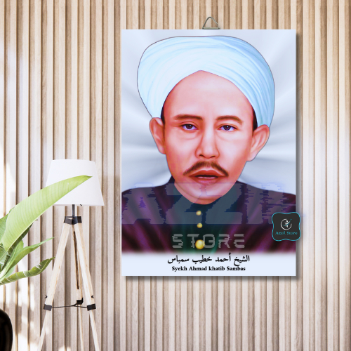 Jual Syekh Ahmad khatib Sambas Foto Poster Kayu MDF - Poster Kayu Dekorasi HIASAN DINDING ...