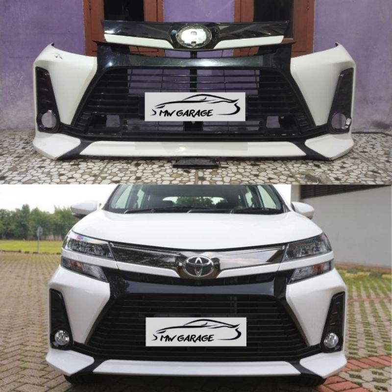 Jual Bemper depan Avanza Veloz 2019 2020 2021 Fullset Original | Shopee ...