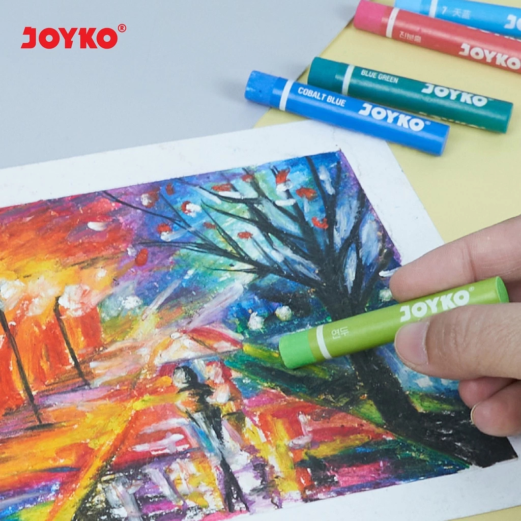 Jual [ 1 SET ] Crayon Krayon Oil Pastel Joyko Mini OP-CR (Ukuran KECIL ...