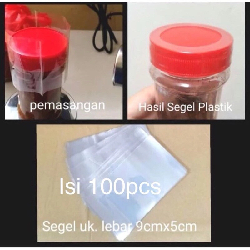 Jual plastik segel botol 150ml botol sambal segel plastik shrink ...