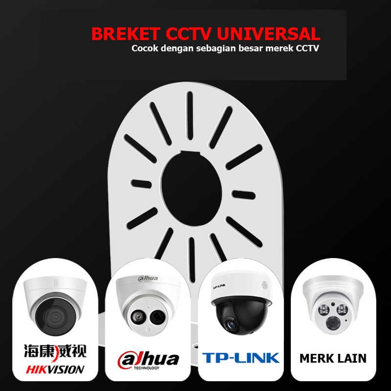 Jual BREKET CCTV PLAT BESI SIKU L 4,5 INCH PENYANGGA KAMERA PENGINTAI ...