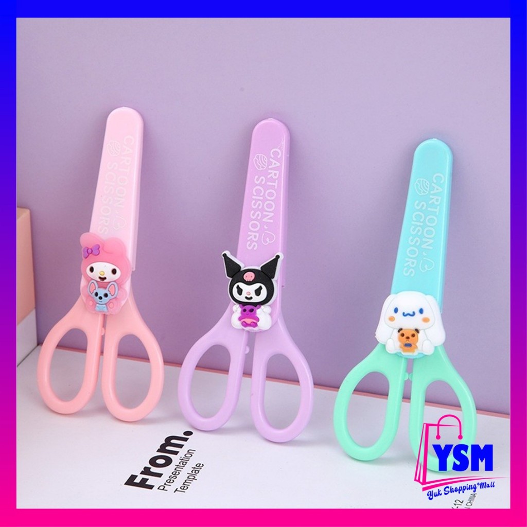 Jual YSM Gunting Motif Karakter Lucu Alat Tulis Anak Sekolah Kartun Diy ...
