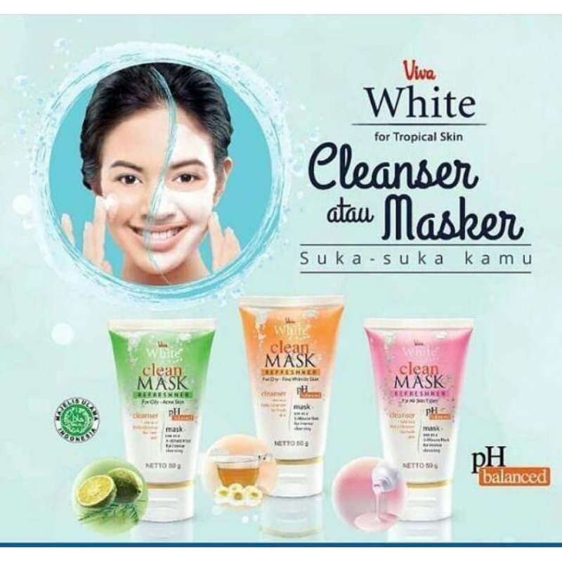 Jual Viva Clean Mask 50g | Shopee Indonesia