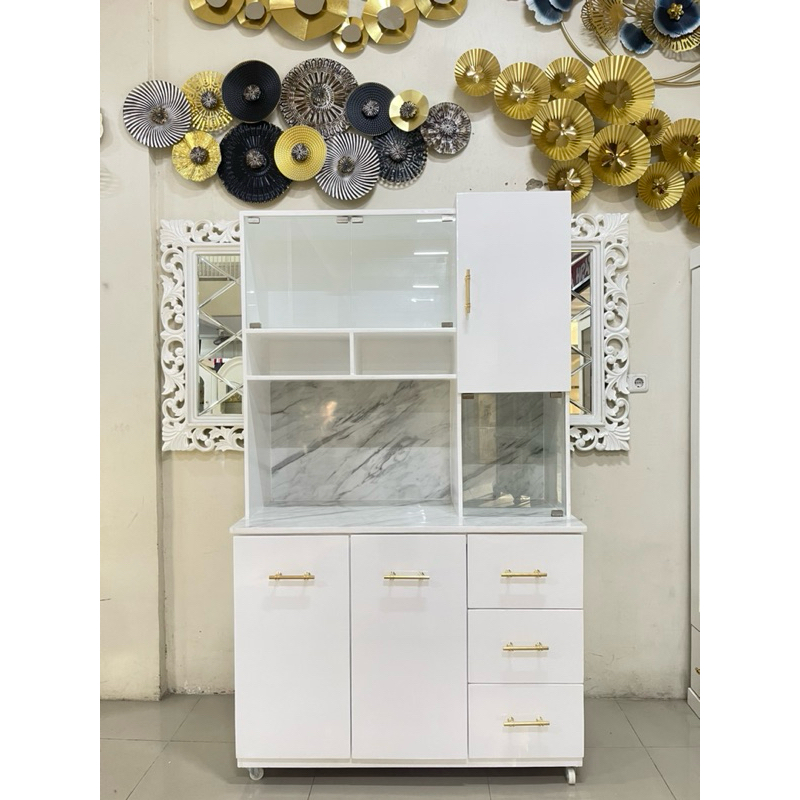 Jual LEMARI PIRING/KITCHEN SET/RAK PIRING MODERN | Shopee Indonesia
