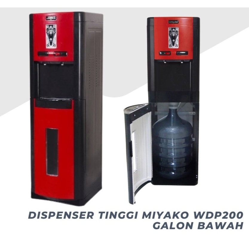 Jual Miyako Dispenser Galon Bawah Miyako WDP200H / Miyako Dispenser ...
