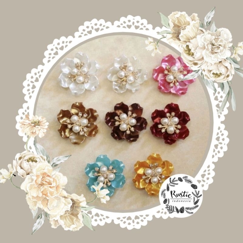 Jual Bunga Manik Keriting Kecil diameter -+ 4cm | Shopee Indonesia