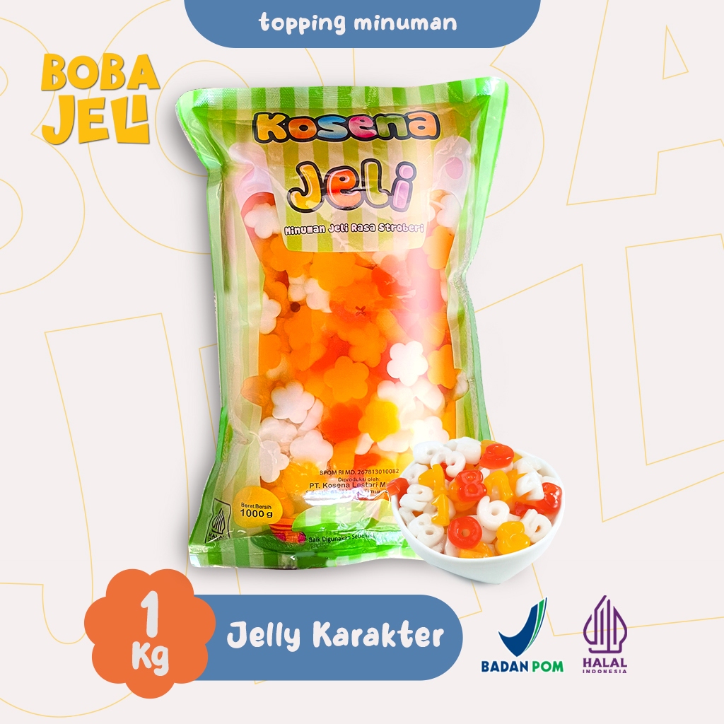Jual Jelly Motif Karakter Bentuk Lucu Kosena 1kg | Shopee Indonesia