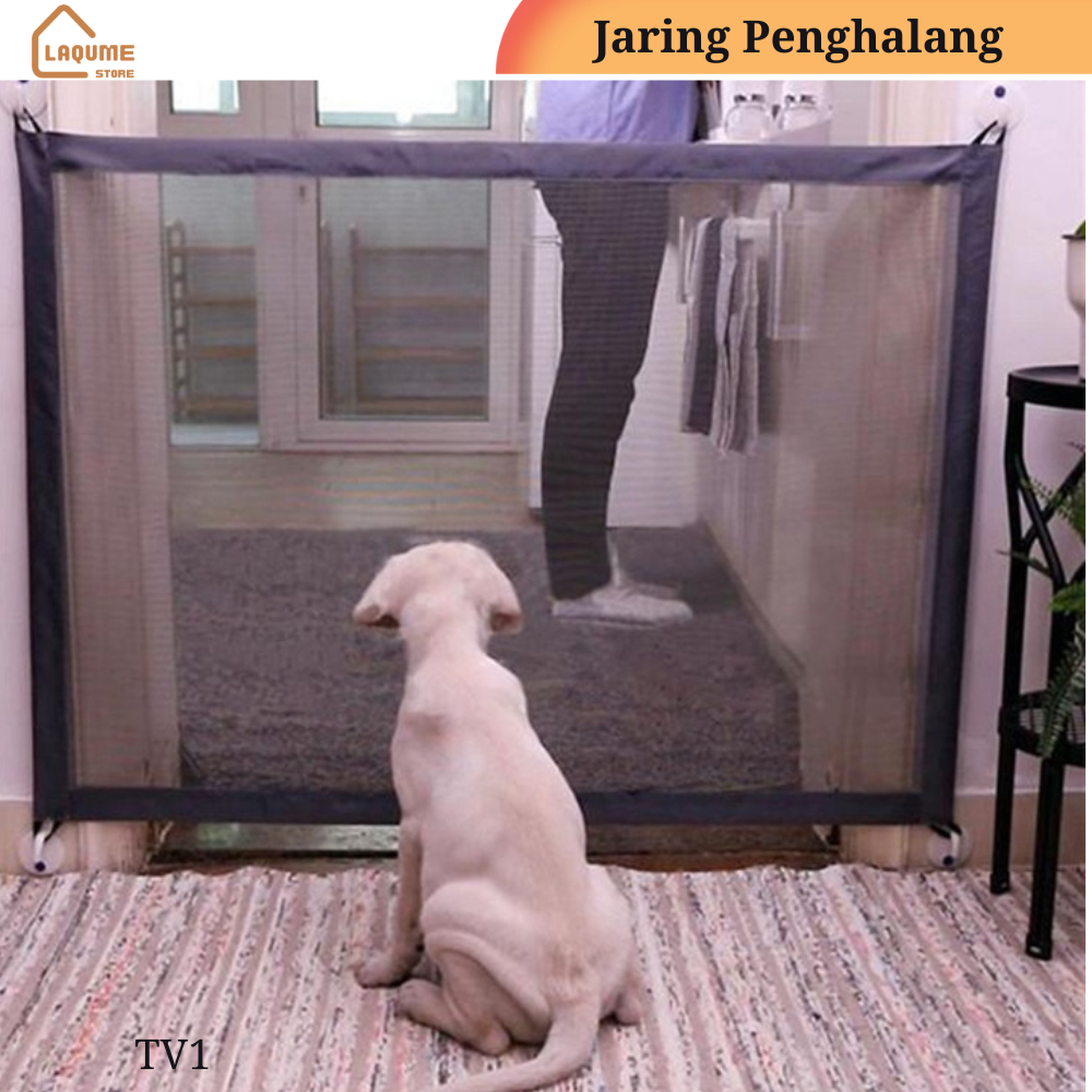 Jual Pintu Jaring Penghalang Pagar Kandang Kucing Anjing Magic Gate ...
