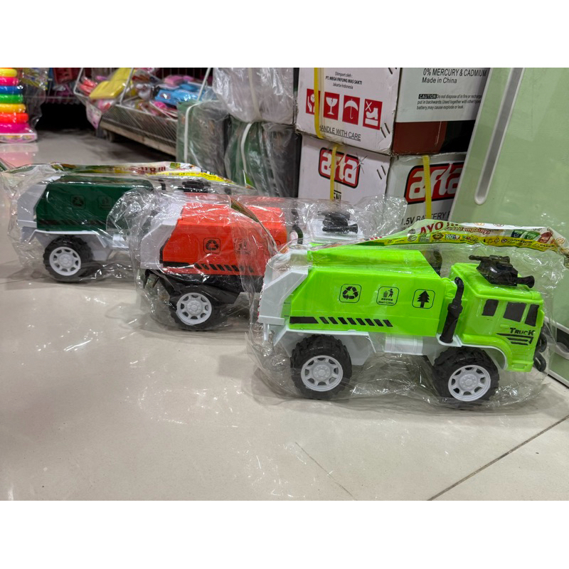 Jual MAINAN ANAK MOBIL TRUK SAMPAH / TRUK KEBERSIHAN AK08 Jumbo ...