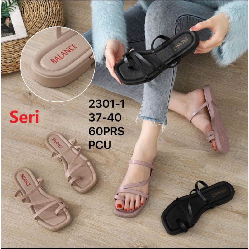 Jual Sandal Trepes Strap Jempol Balance 2301 | Shopee Indonesia