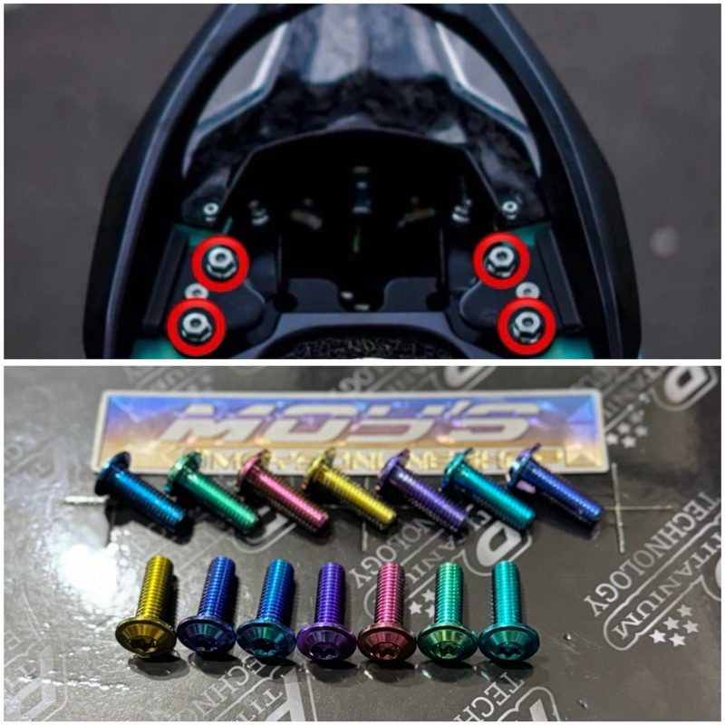 Jual BAUT BEHEL TITANIUM BEAT FI BEAT ESP BEAT DELUX 1SET(4pcs ...