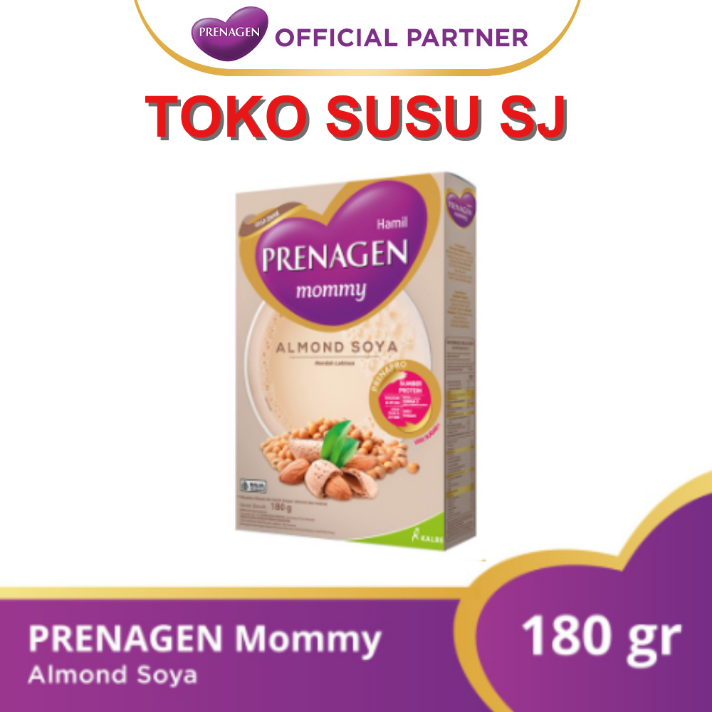 Jual PRENAGEN MOMMY IBU HAMIL ALMOND SOYA 180 GRAM/180GR/dulu 200 gram/200gr | Shopee Indonesia