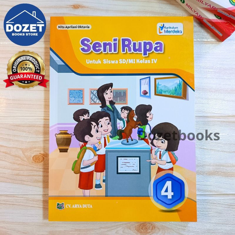 Jual Buku Paket Seni Rupa Kelas 4 SD/MI Kurikulum Merdeka Untuk Siswa CV. ARYA DUTA | Shopee ...