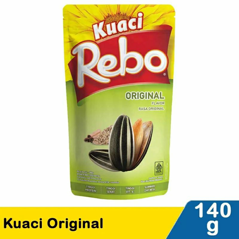 Jual Rebo Kuaci Biji Bunga Matahari 140 g | Shopee Indonesia