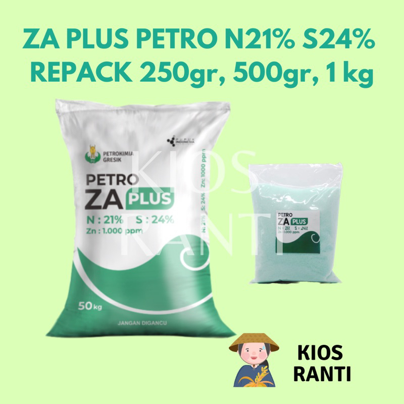 Jual Pupuk ZA Plus Petro Repack 250gr, 500gr, 1Kg/ Nitrogen Sulfur Zinc ...