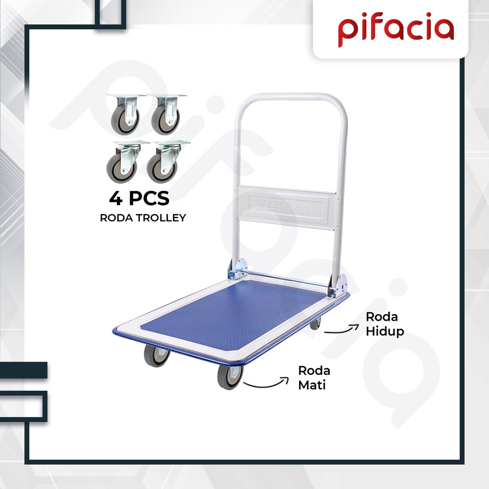 Jual PIFACIA Troli Dorong Lipat Handtruck Gerobak Trolley Serbaguna ...