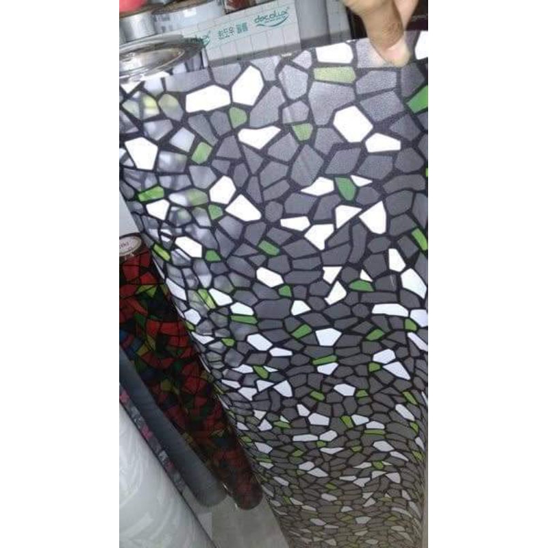 Jual stiker kaca motif batu alam hitam hijau | Shopee Indonesia