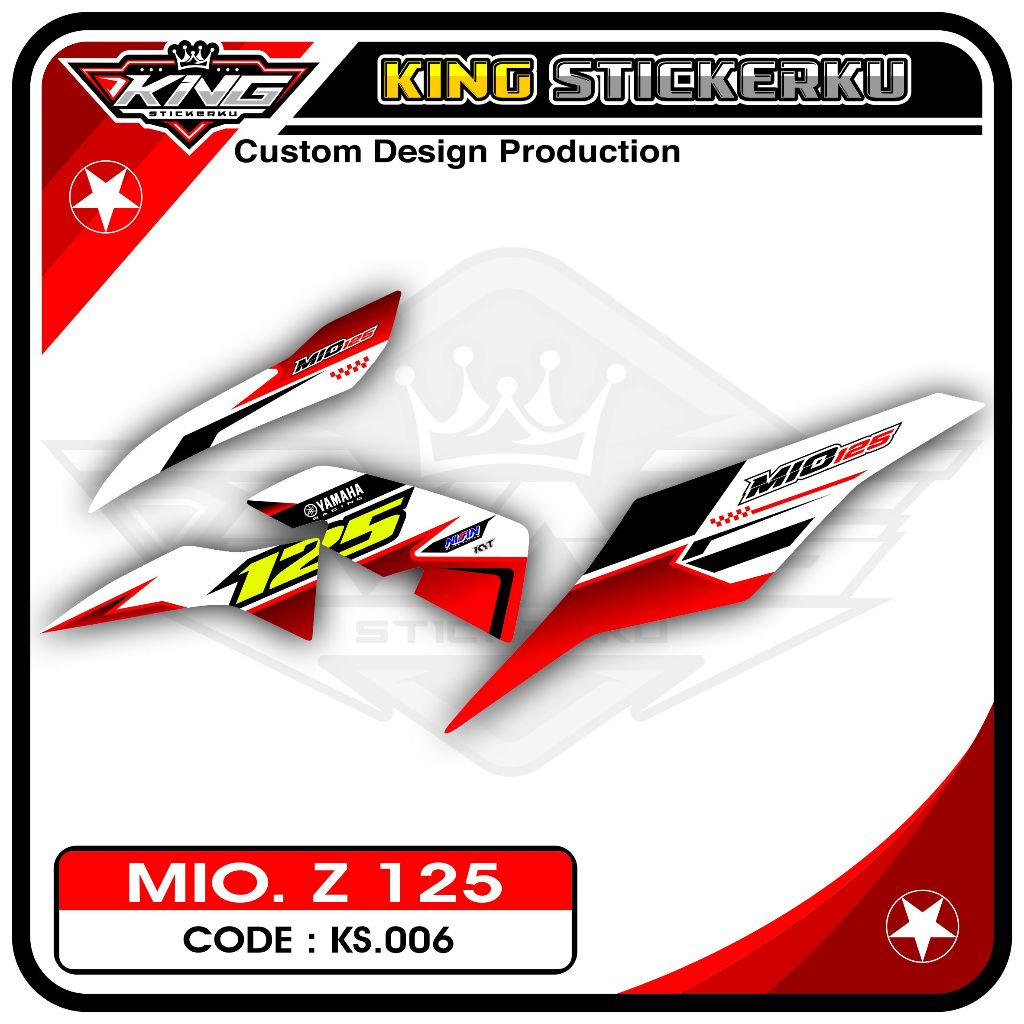Jual Stiker Mio M3 / Mio Z / Mio 125 - Decal Sticker Mio M3 / Mio Z ...